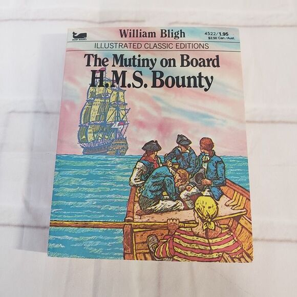 Toys | Vtg Illustrated Classic The Mutiny On Board Hms Bounty Pb Mini ...